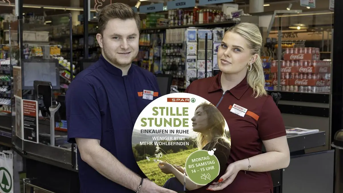 Stille Stunde: Einkaufen ohne Reizüberflutung bei Spar in Graz